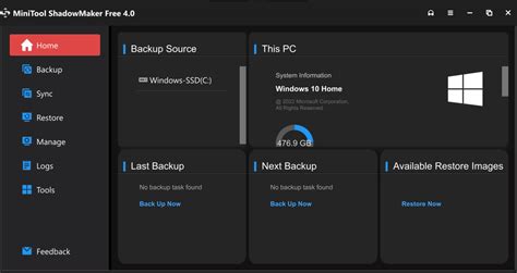 Minitool Shadowmaker Free 40 Backup Windows Gratis