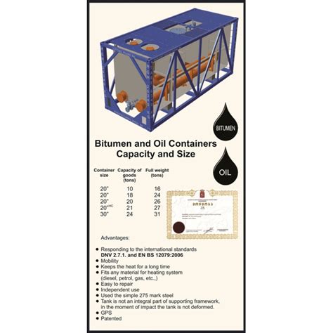 Bitumen Transportation Container Ubgge
