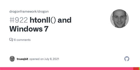 htonll and windows 7 · issue 922 · drogonframework drogon · github