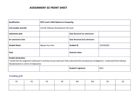 Assignment 2 Life Cycle Assignments Computer Science Docsity
