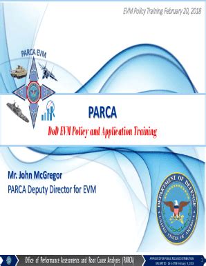 Fillable Online DoD EVM Policy Application And Reporting OUSD A S Fax Email Print PdfFiller