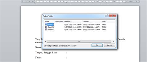 Cara Menggunakan Mail Merge Pada Msword Uuspc