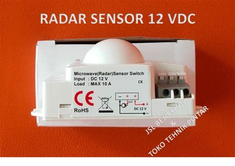 Jual Sensor Gerak Microwave Radar Radar Motion Detector 12vdc Kab Bekasi Jsl Bejo Shop