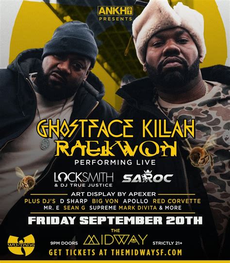 Ghostface Killah Raekwon Plus Many More At The Midway San Francisco Viva La Hip Hop