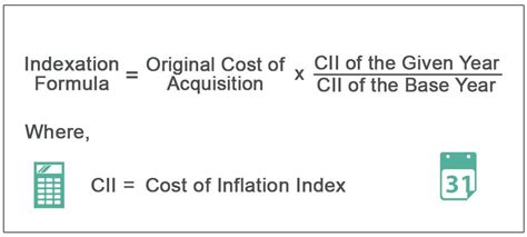 Indexation Formula How To Calculate Adjusted Price