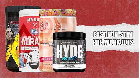 Best Non Stimulant Pre Workout Powders Epic Workouts Without The