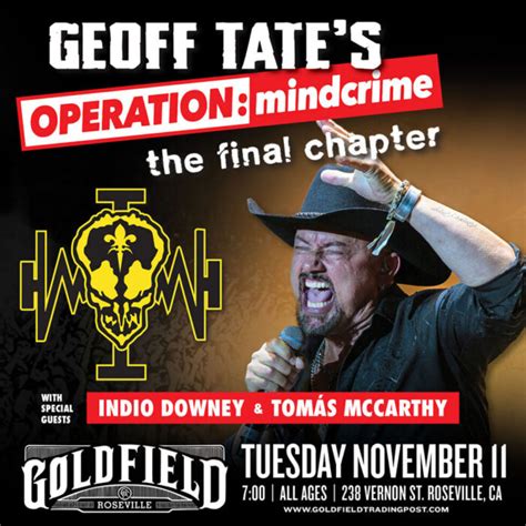 Geoff Tates Operation Mindcrime Goldfield Sacramento
