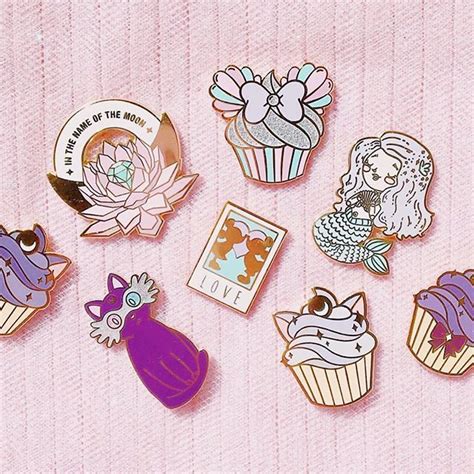 Kawaii Pin Collection Mermaid Enamel Pin Cute Enamel Pins Cute Pins Pin Collection Pin