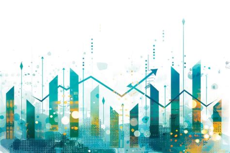 Premium Photo Abstract City Skyline With Graphs And Data Visualization