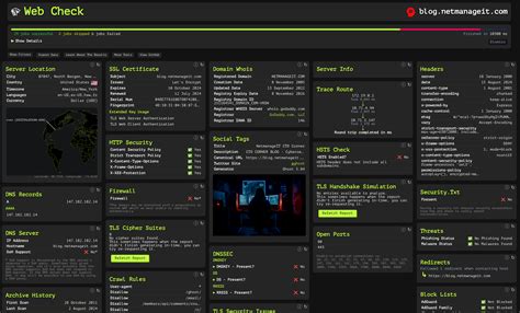 Osint Web Check Analyzer