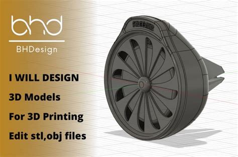 Design 3d Model For 3d Printing And Edit Stl Obj File By