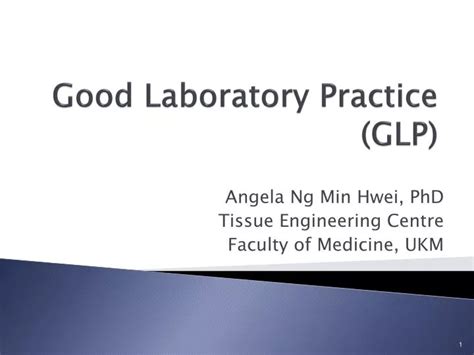 PPT Good Laboratory Practice GLP PowerPoint Presentation Free Download ID 6742511