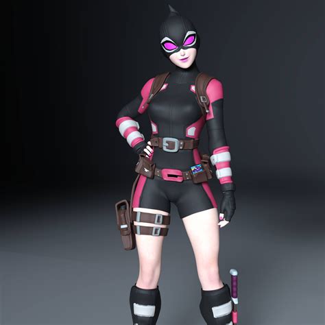 Fortnite Gwenpool For Genesis 9 Daz Content By Vfoxgames