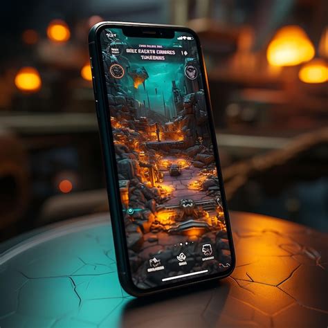 Premium Ai Image Mobile App Design Of Gaming Multiplayer Game App Design Dynamic Theme With