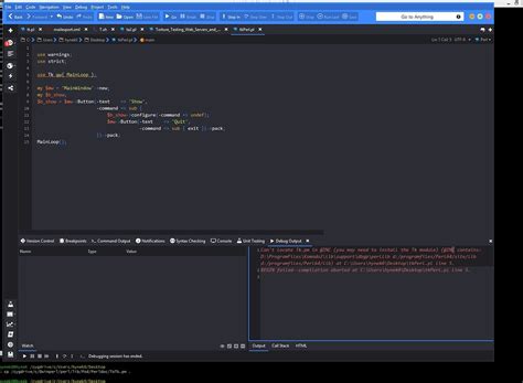 perl tk doesn t work perl activestate community
