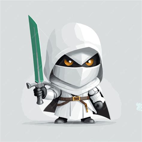 Premium Vector Android Assassin Vector On A White Background