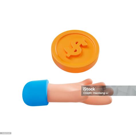 동전이 날아가는 3d 아이콘 손 사실적인 3d 렌더링 이모티콘 돈 개념 흰색 배경에 고립 된 디자인 요소 금융에 대한 스톡 사진 및 기타 이미지 Istock