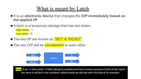 Latch Sequential Circuit In Digital Electronics Pdf