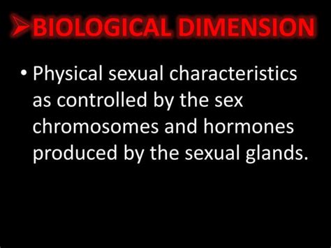 Human Sexuality Dimension PPTX