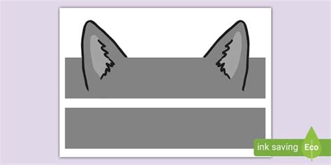 Wolf Ears Headband Twinkl