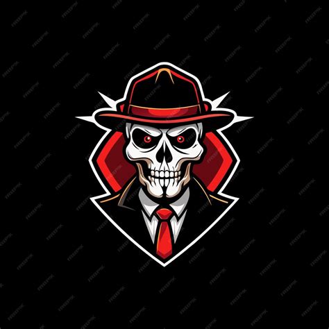 Criminal And Mafia Gangster Skull Vector Criminal And Mafia Gangster