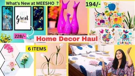 Meesho Home Decor Haul😍 Meesho Youtube