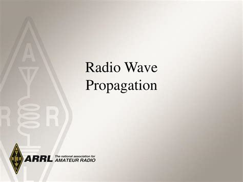 PPT Radio Wave Propagation PowerPoint Presentation Free Download ID 3333399