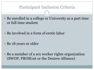 Addressing The Sensitive Topic Of Sex Workers In The Classroom PPTX