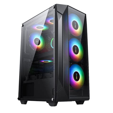 Ruix Wind Black Gaming Casing Nexxcom Computers