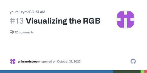 Visualizing The Rgb · Issue 13 · Youmi Zym Go Slam · Github