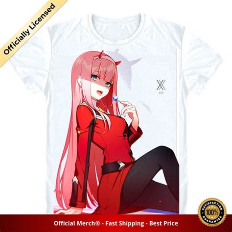 👍 Best Seller Darling In The Franxx Shirt Posing Zero Two White