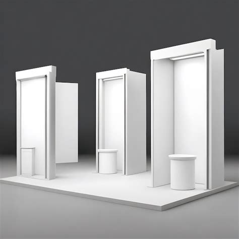 Premium Photo 3d Render Exhibition Stand Event Promotion Advertising Marketing Display