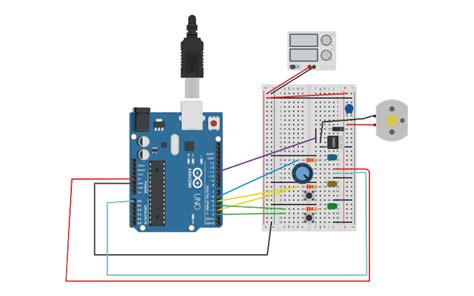 Circuit Design Lab Transistors Motors Part E Mosfet Tinkercad