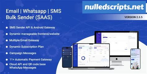 nulled scripts xsender v2 3 5 bulk email sms and whatsapp messaging application nulled