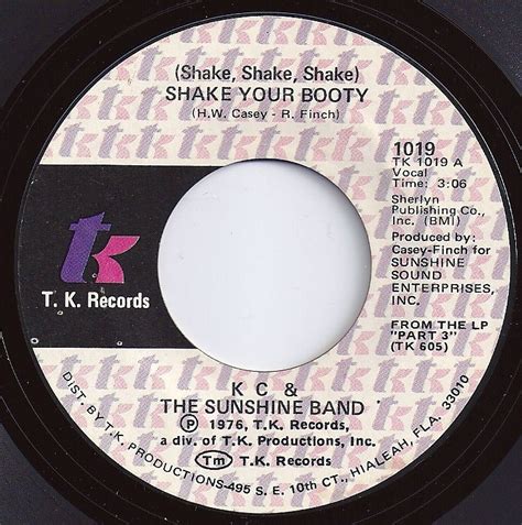 Shake Shake Shakeshake Your Booty Kc And The Sunshine Band 1