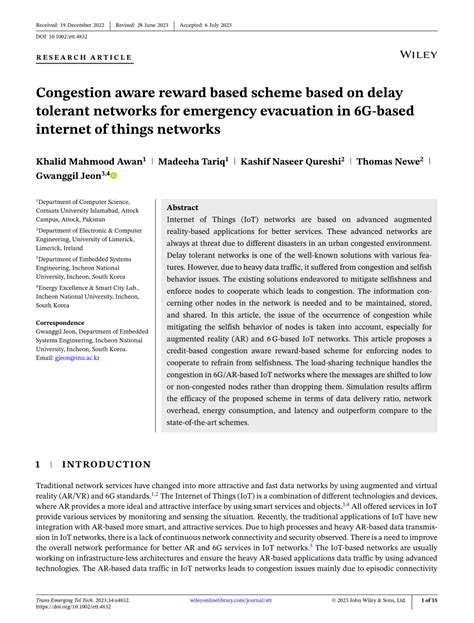 Congestion Aware Reward Based Scheme Based On Delay Tolerant Networks For Emergency Evacuation