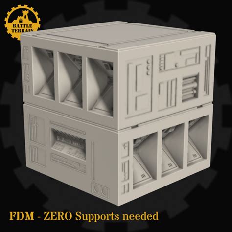 3d Printable Data Container By Battle Terrain