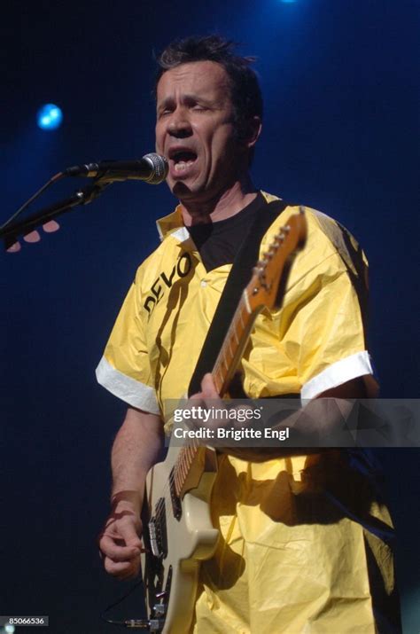 Photo Of Devo Bob Mothersbaugh Performing On Stage As Part Of Jarvis