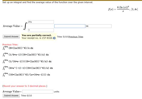 Solved Set Up An Integral And Find The Average Value Of The Chegg