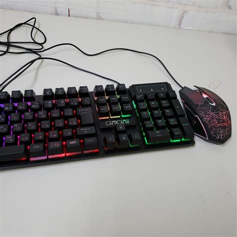 Yahoo オークション 608y2805 Chonchow ゲーミングキーボードマウス