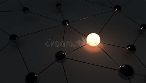 Abstract 3d Network Stock Illustration Illustration Of Chemistry