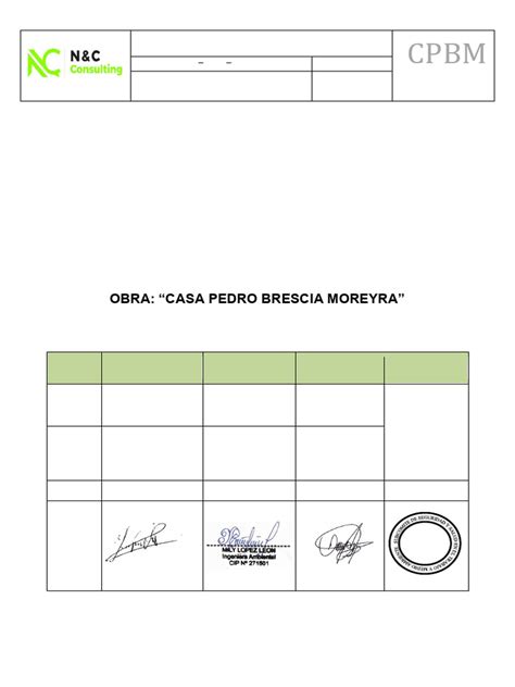 Cpbm Sst Risst 001 Reglamento Interno Pdf