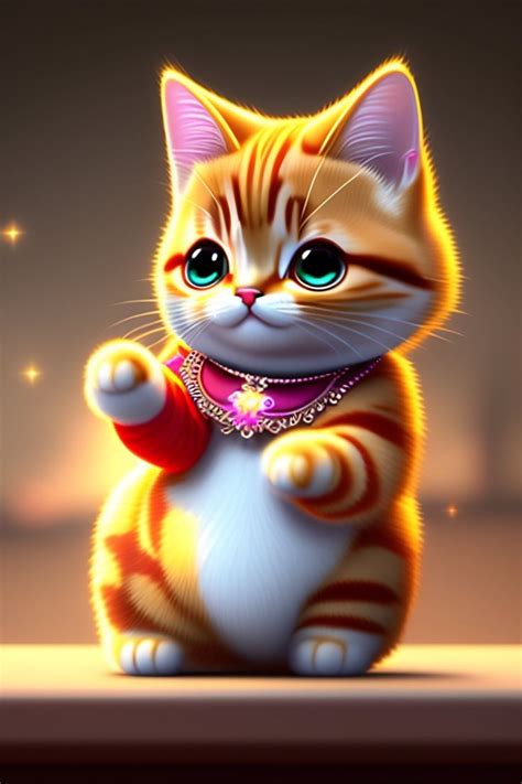 Cute Chibi Cat Dancing
