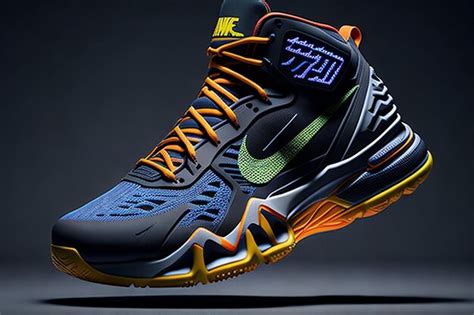 A Unique Rendering Of A Game Console Basketball Shoe Premium Ai Generated Image