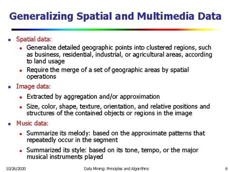 Multimedia Data Mining 10262020 Data Mining Principles And