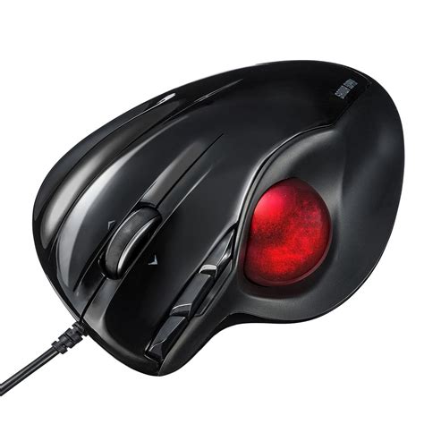 Sanwa Wired Ergonomic Trackball Mouse Programmable Roller Ball Mice