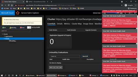 Bug Azure Service Fabric Issues Related To The Service Fabric Cluster My Cluster Is Stuck In
