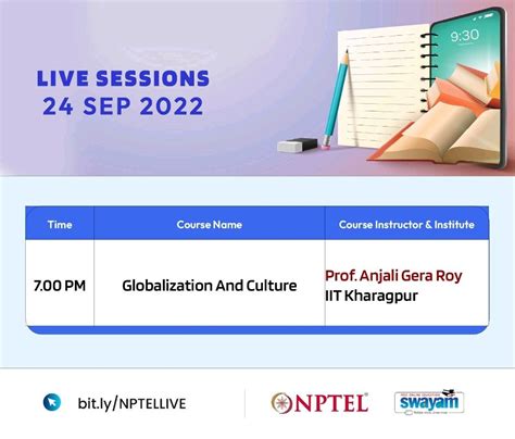 Nptel On Linkedin Live Globalization Culture Livesession