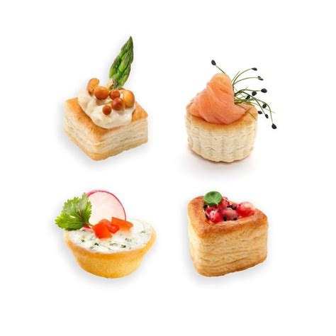 Collection Of 4 Mini Puff Pastries Prêt à Garnir