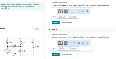 solved determine the current ia use the mesh current method